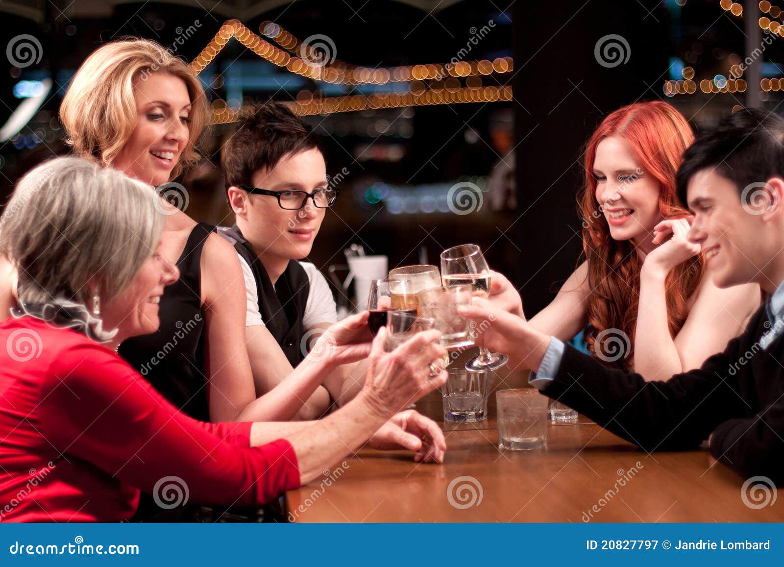 Party at a bar stock image. Image of nightlife, beautiful - 20827797