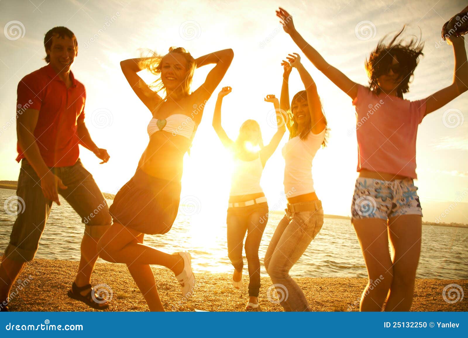 Party on the beach stock photo. Image of enjoyment, celebrate - 25132250