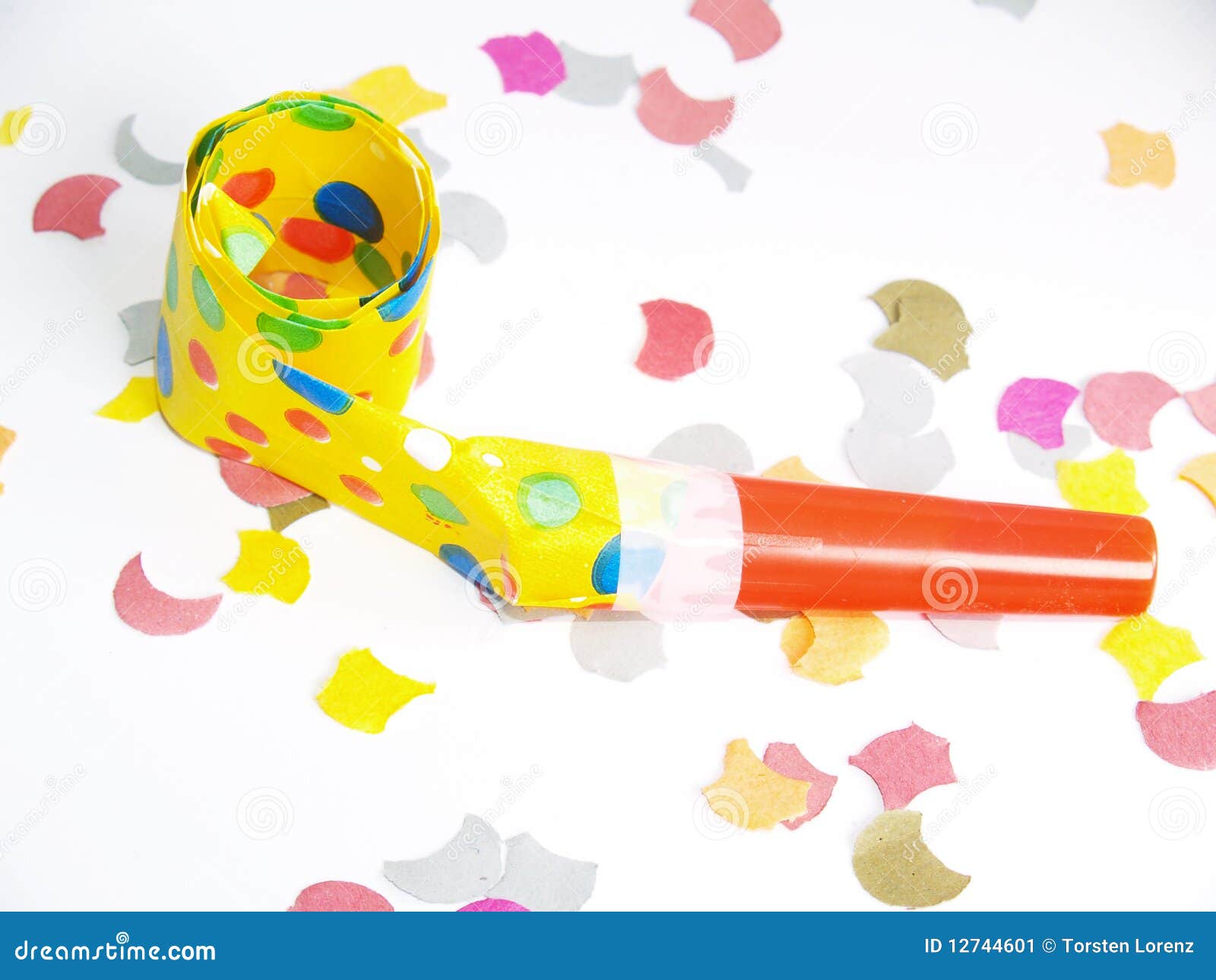 Party blower stock image. Image of party, noisemaker - 12744601