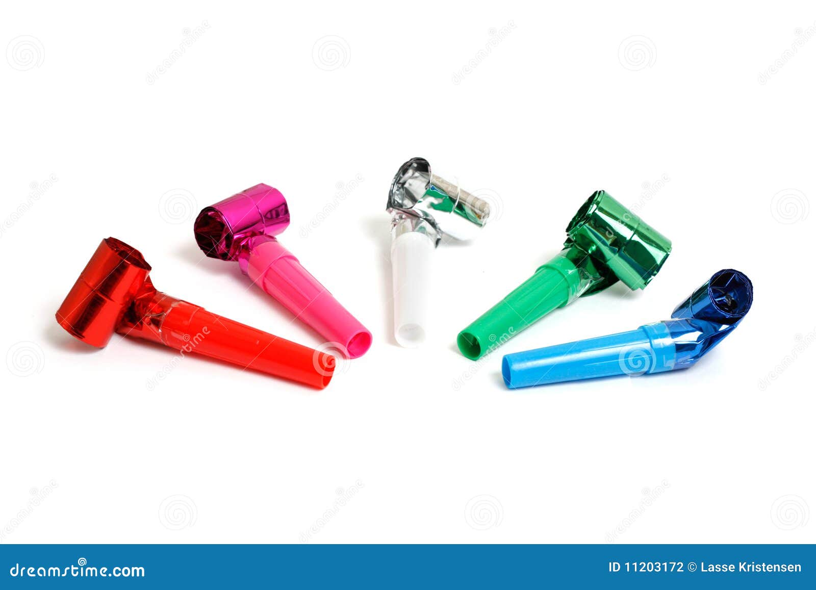 Party blowers stock photo. Image of three, colorful, noise - 11203172