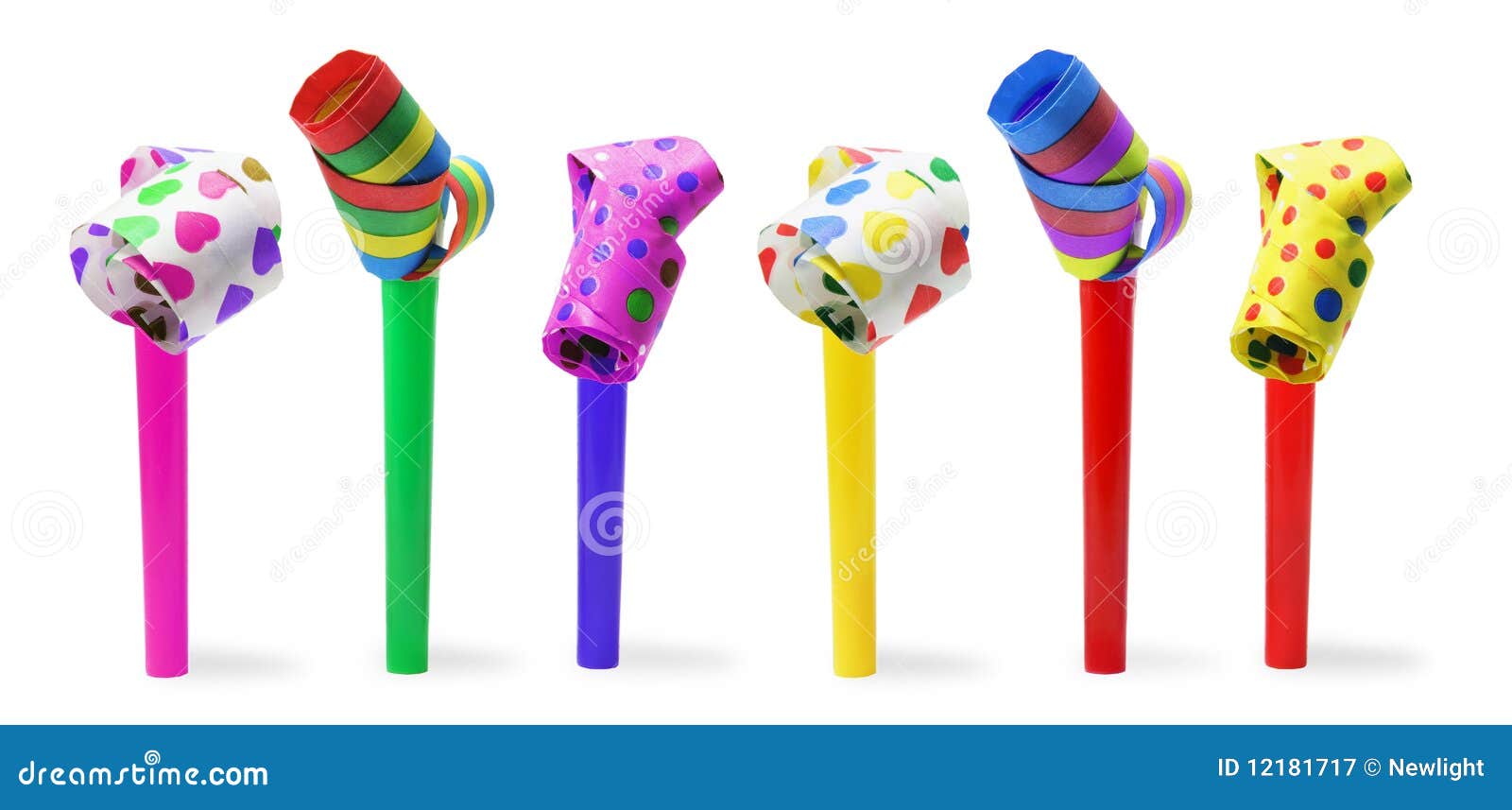 Party Blowers stock image. Image of blowers, still, birthday - 12181717