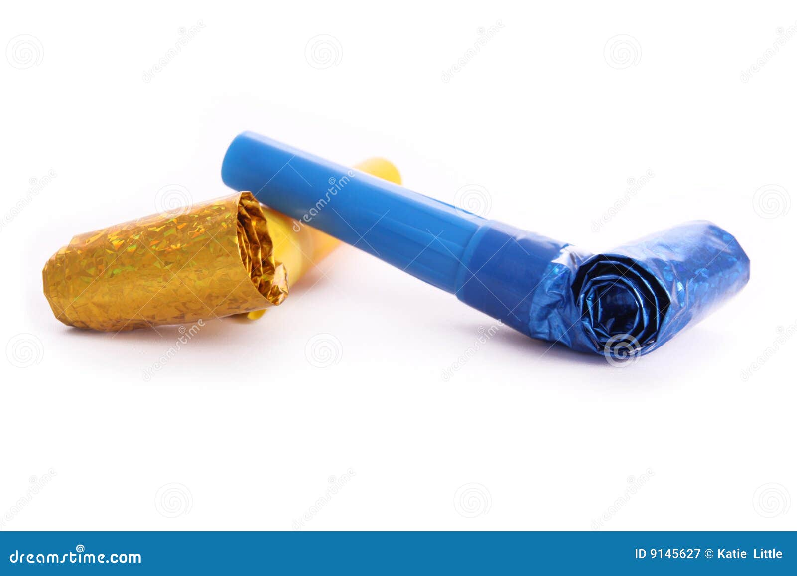 Party blowers stock image. Image of blue, children, whistle - 9145627