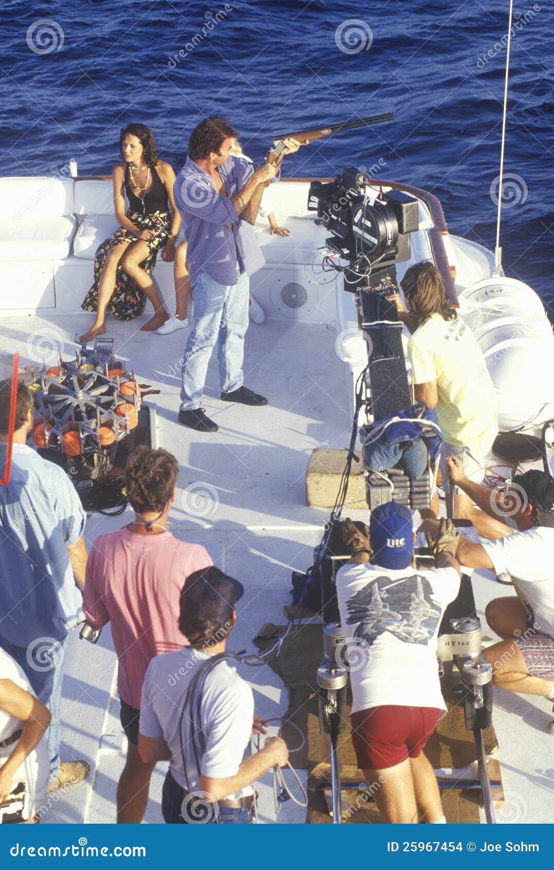 Party on Boat Scene from Set of Temptation Editorial Stock Image ...