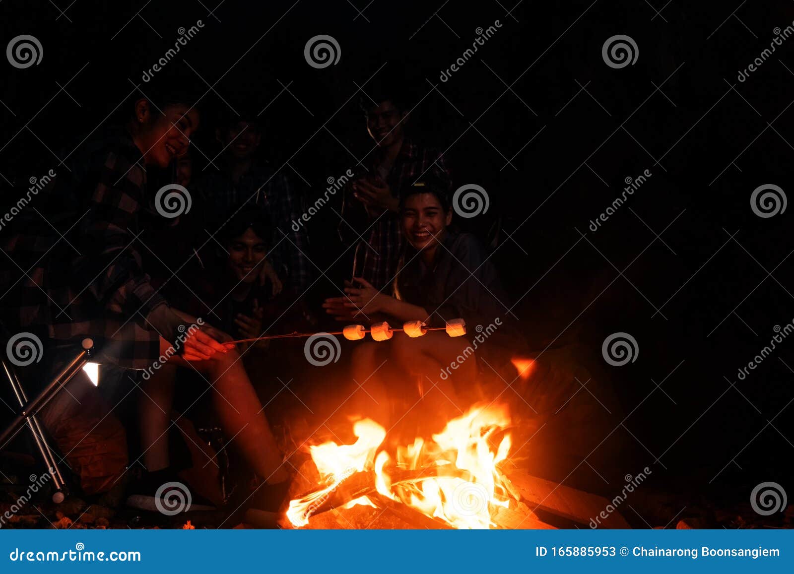 Party Bonfire stock image. Image of flame, beach, event - 165885953