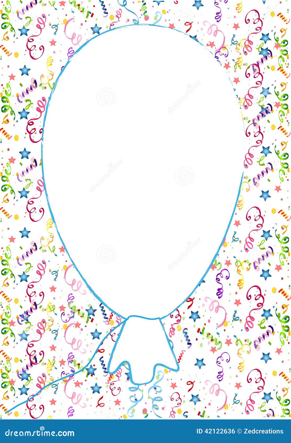 Party Border stock vector. Illustration of entertainment - 42122636