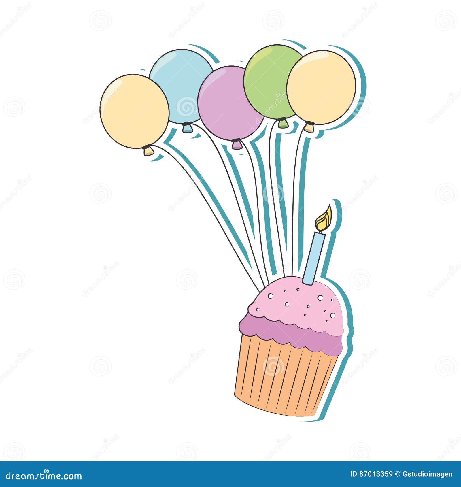 Party Bubbles Celebration Icon Stock Vector - Illustration of sign ...
