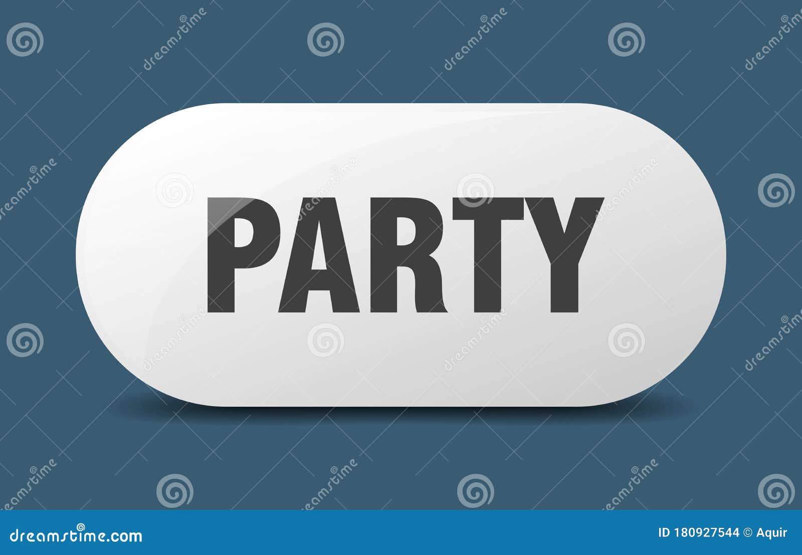 Party Button. Party Sign. Key. Push Button Stock Vector - Illustration ...