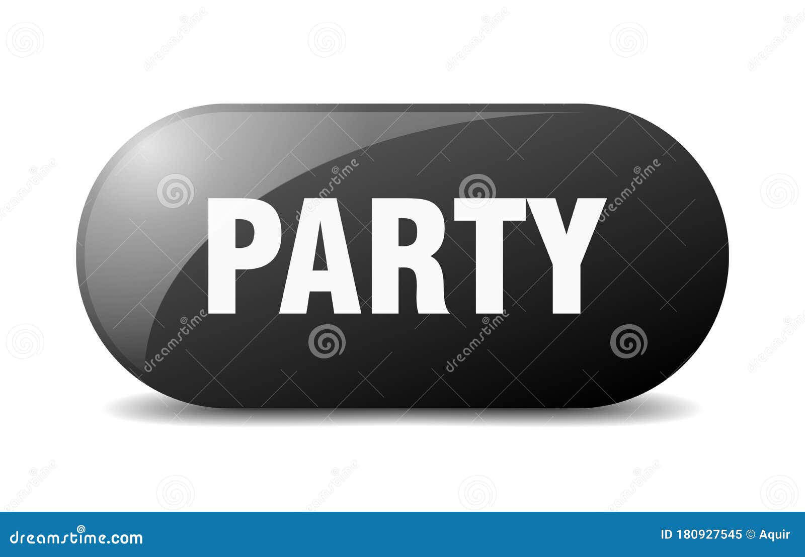 Party Button. Party Sign. Key. Push Button Stock Vector - Illustration ...