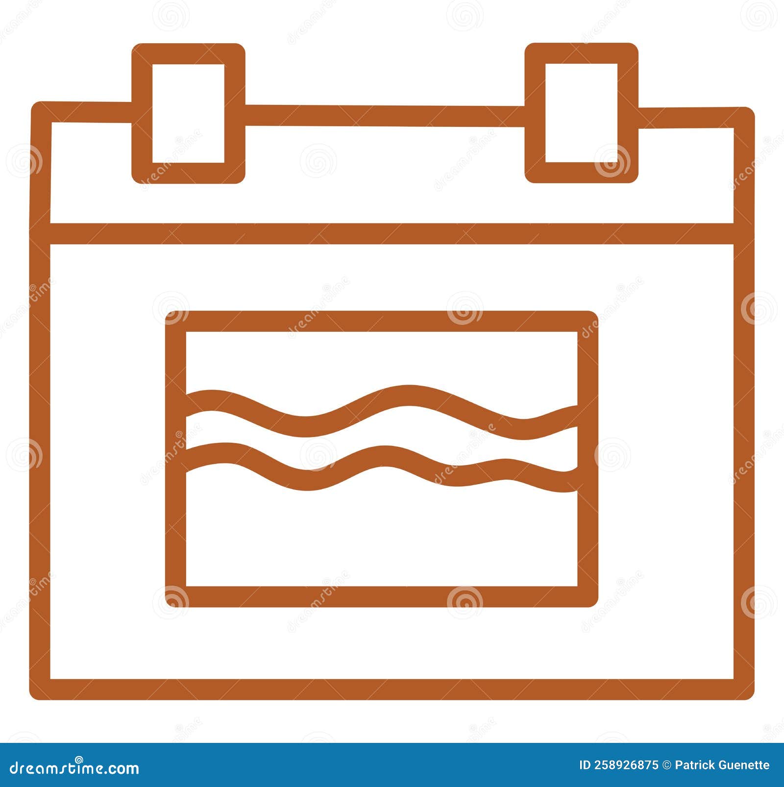 Party calender, icon stock vector. Illustration of number - 258926875