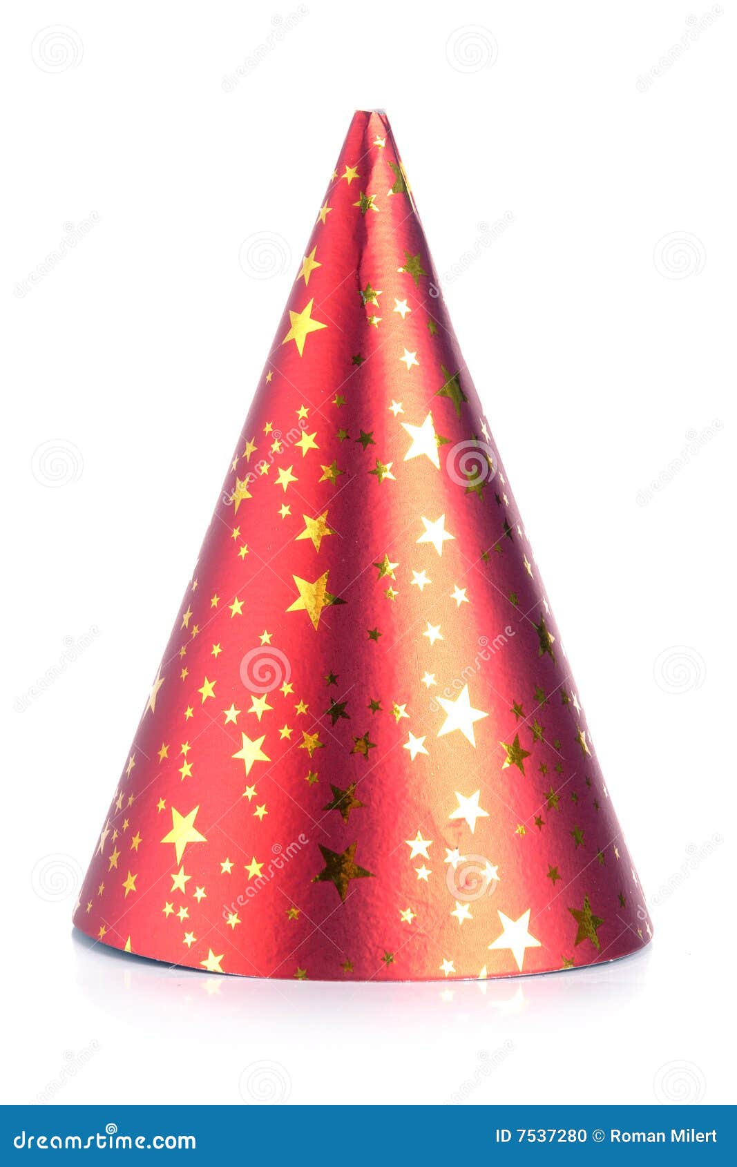 Party cap stock photo. Image of paper, isolated, party - 7537280