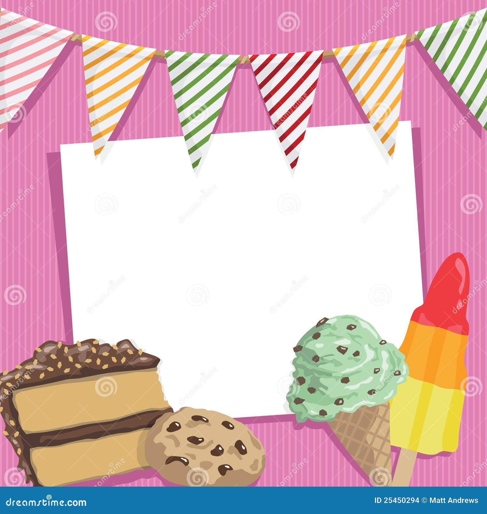 Party card stock vector. Illustration of party, stationery - 25450294