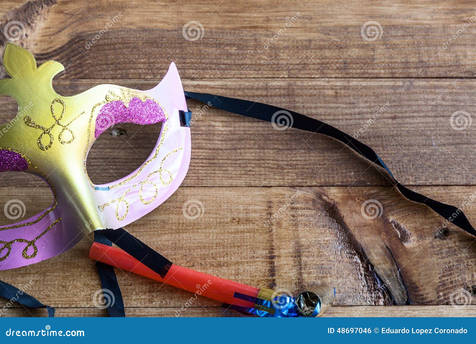 Party carnival items stock photo. Image of shiny, feast - 48697046