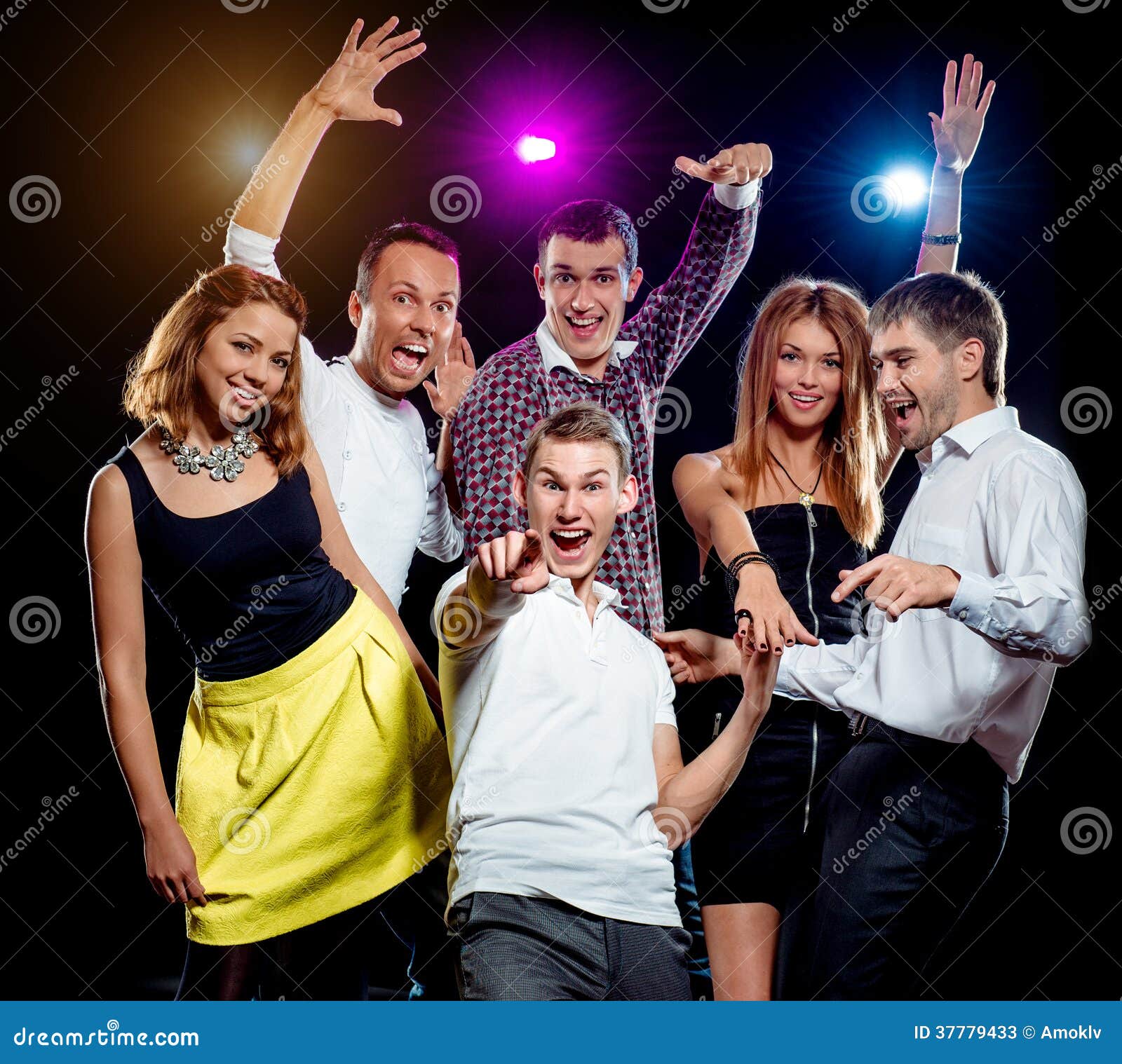 Party stock image. Image of dancer, enjoy, female, cheerful - 37779433