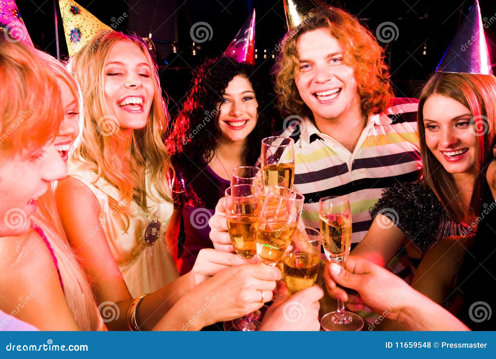 Party cheers stock photo. Image of male, girl, gathering - 11659548