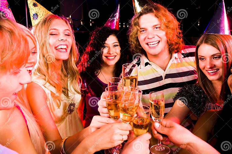 Party cheers stock photo. Image of male, girl, gathering - 11659548