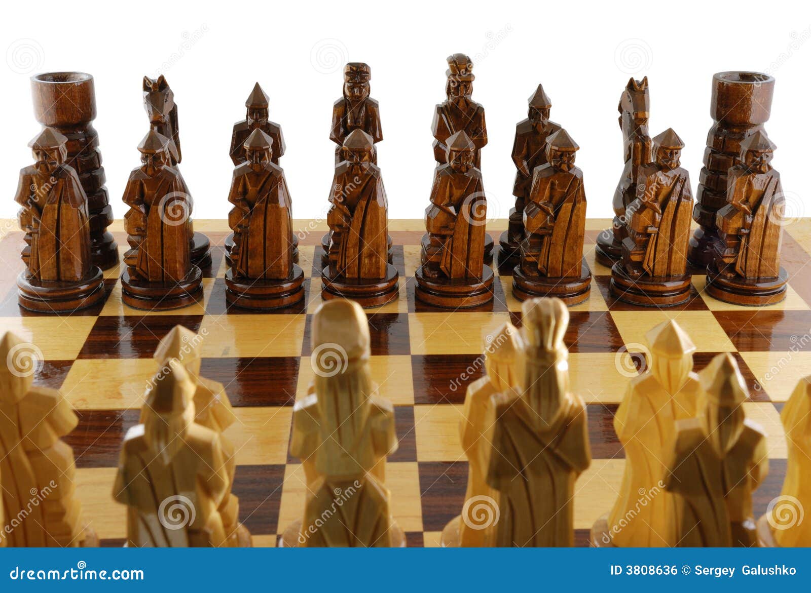 Party chess stock photo. Image of strategy, isolated, wood - 3808636