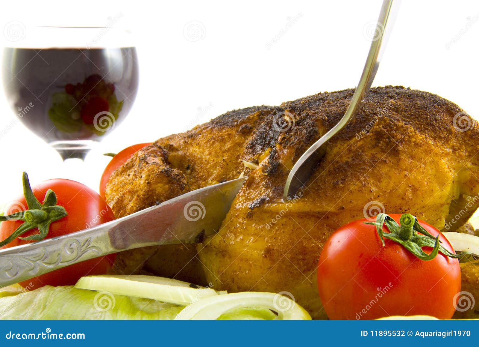 Party chicken stock photo. Image of cuisine, calories - 11895532