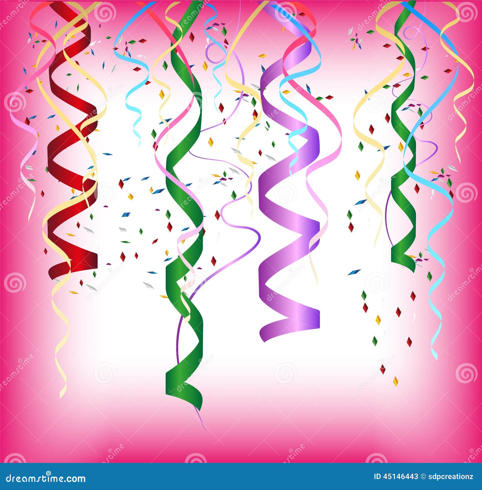 Party Confetti Background stock illustration. Illustration of merry ...
