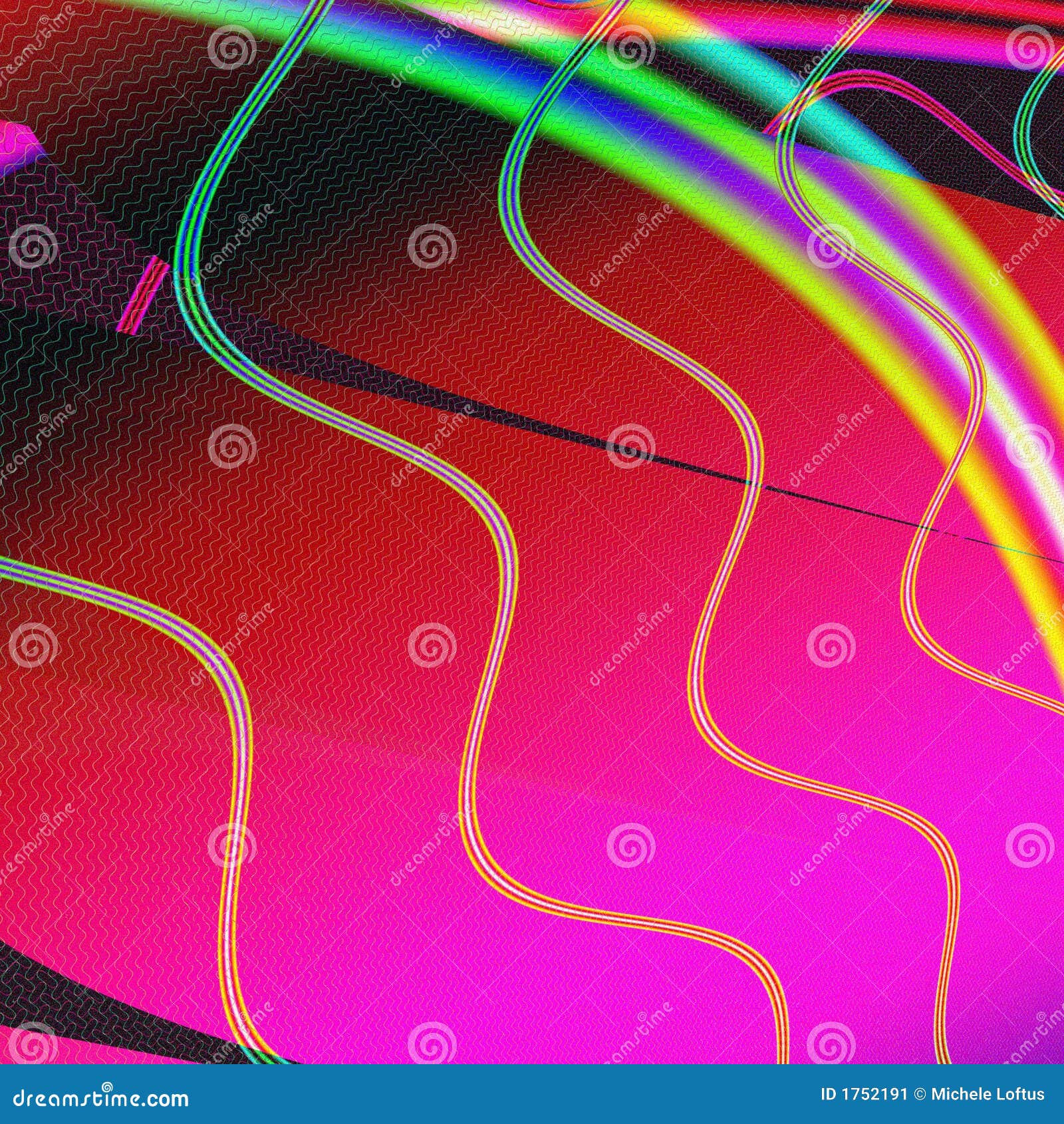 Party Confetti and Streamers Abstract Background Stock Illustration ...