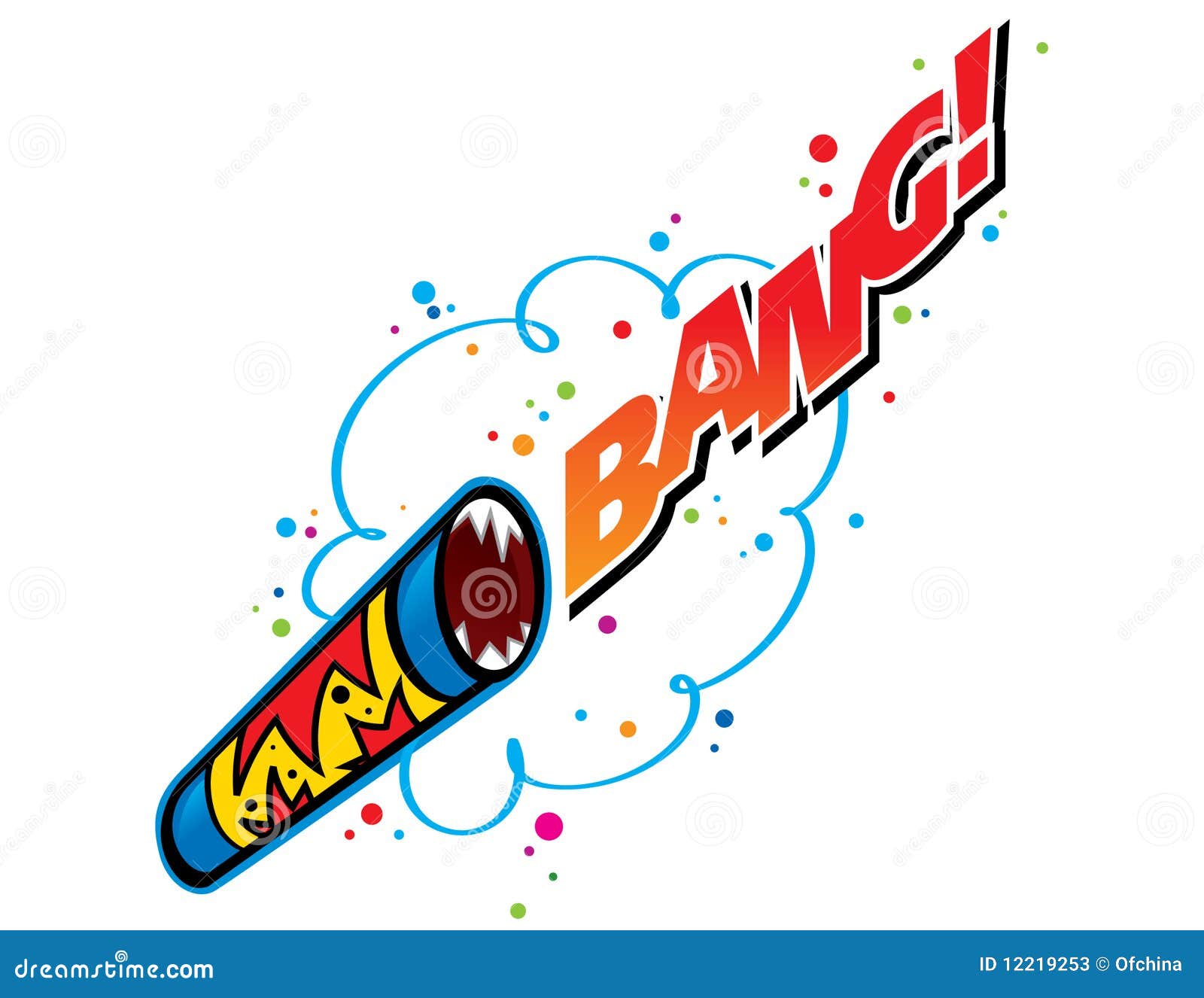 Party Cracker stock vector. Illustration of present, garland - 12219253