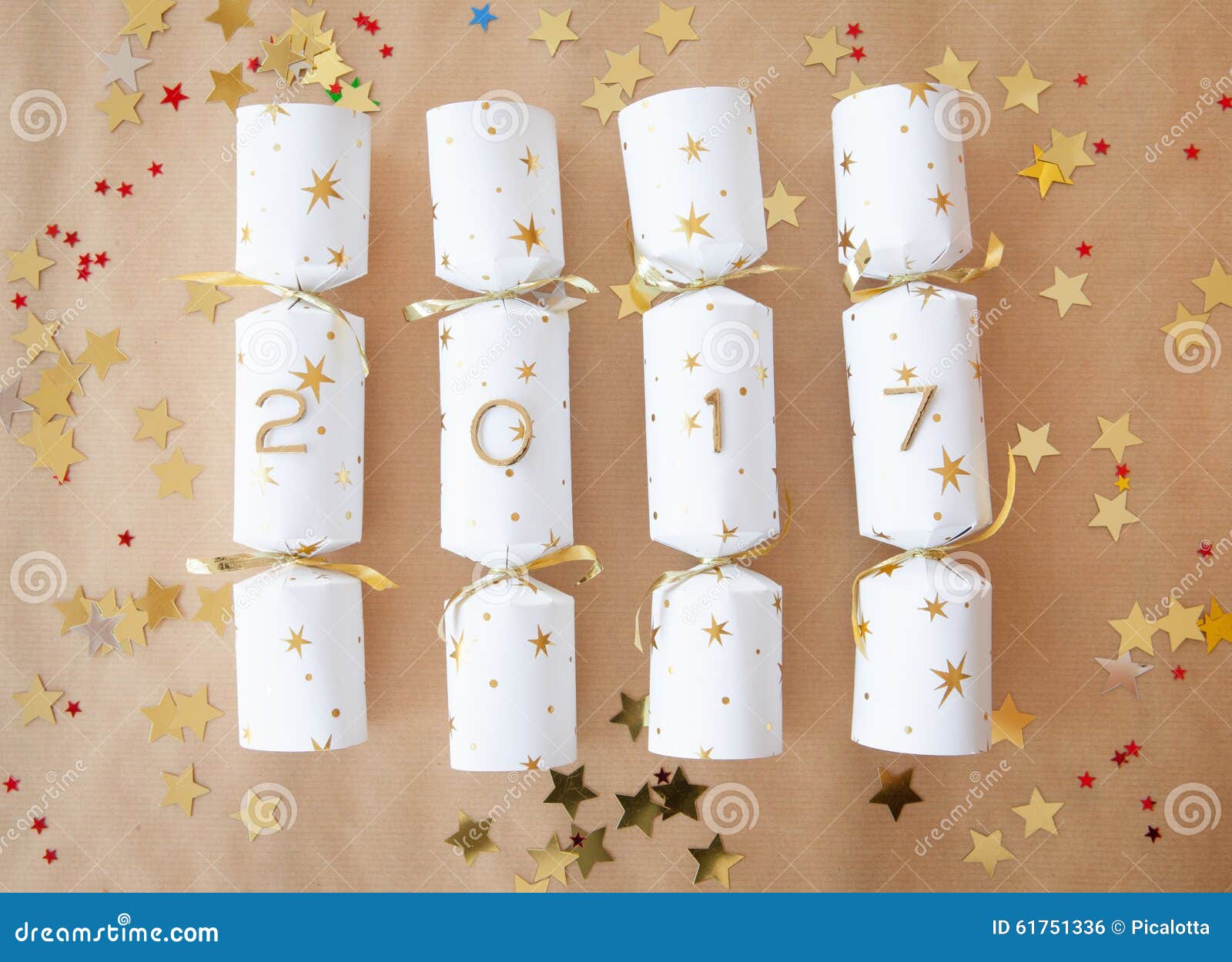 Party cracker with 2017 stock photo. Image of years, festive - 61751336