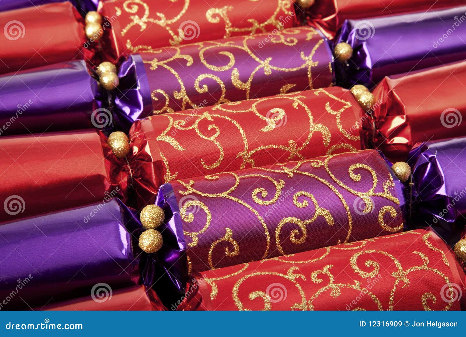 Party crackers stock image. Image of xmas, purple, cracker - 12316909