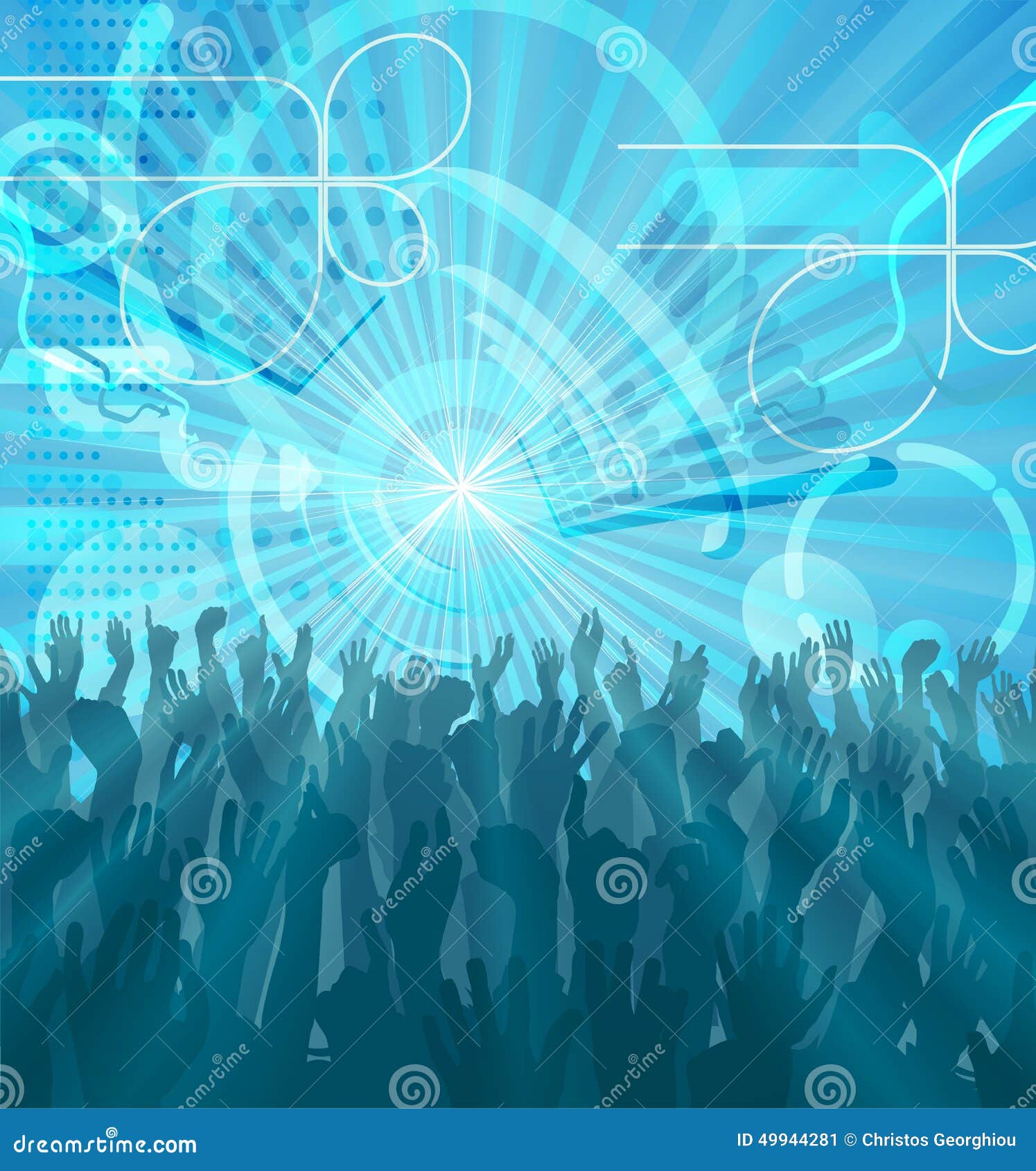 Party Crowd Abstract Party Background Stock Vector - Illustration of ...