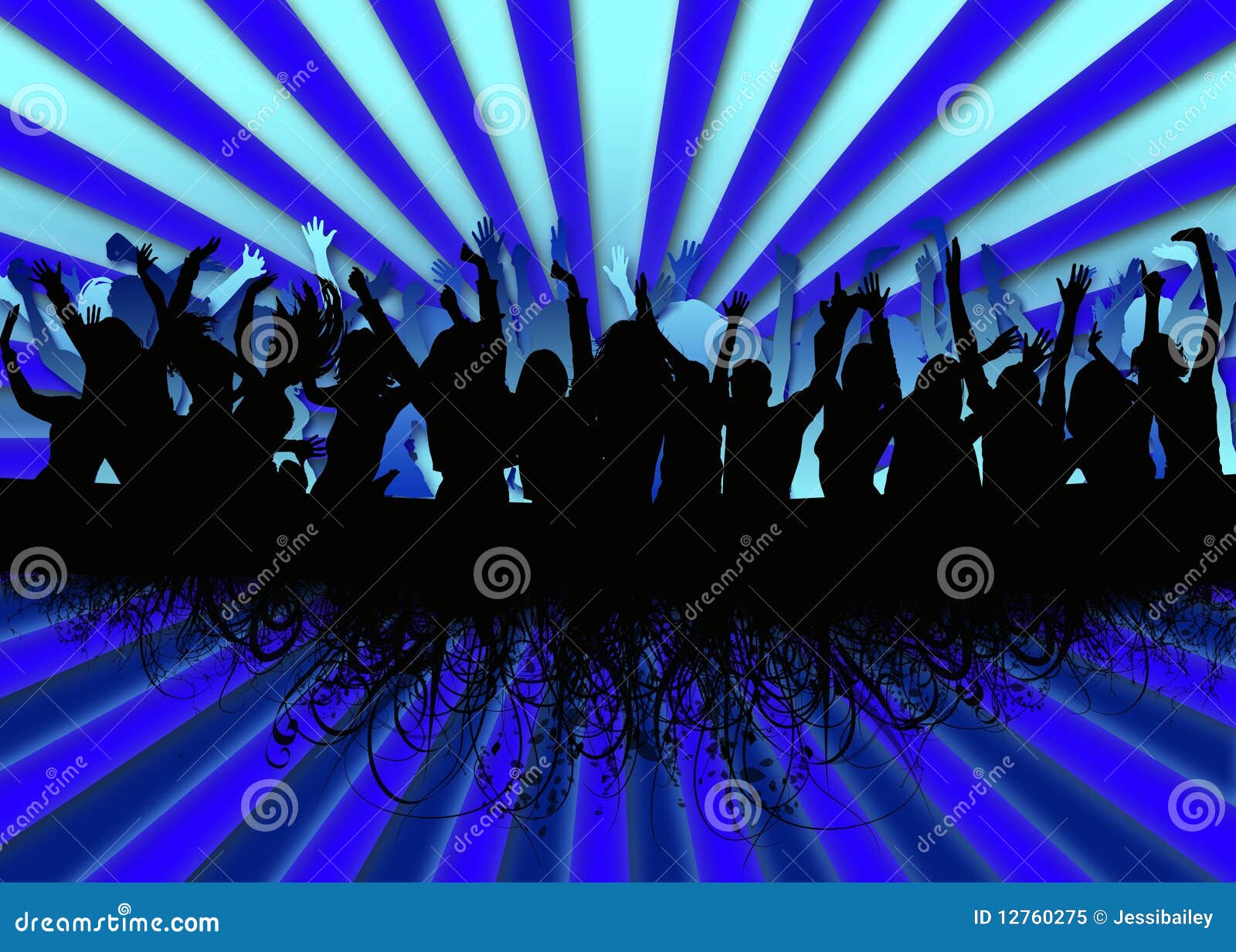 Party crowd background stock illustration. Illustration of dance - 12760275