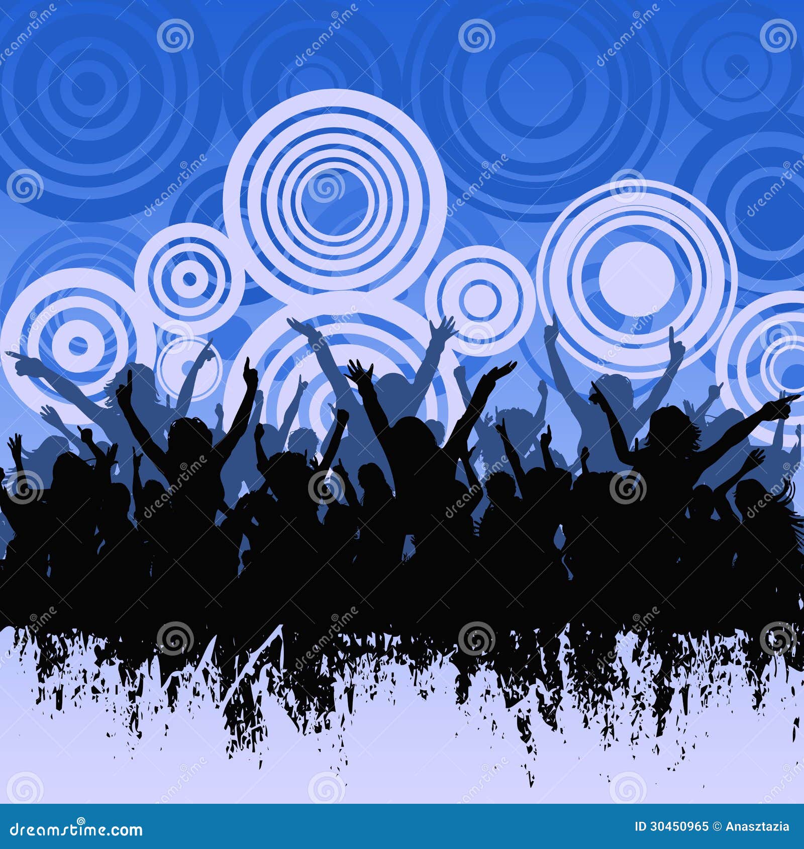 Party crowd stock illustration. Illustration of poster - 30450965