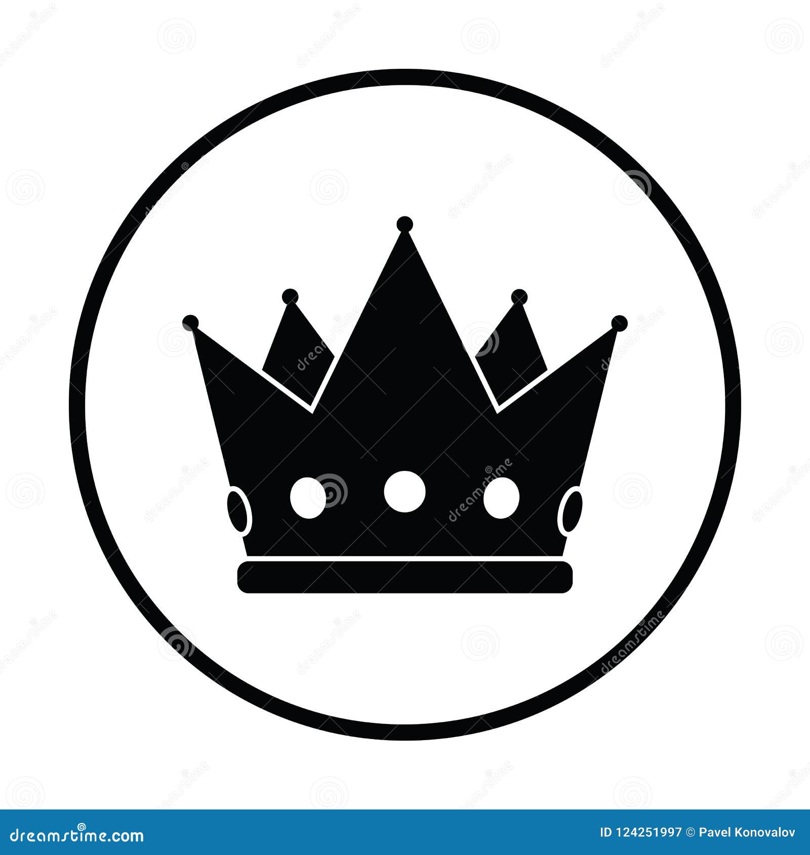 Party crown icon stock vector. Illustration of paper - 124251997