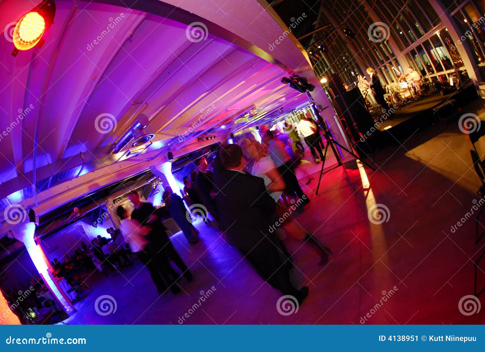 Party dancing hall stock image. Image of interior, building - 4138951