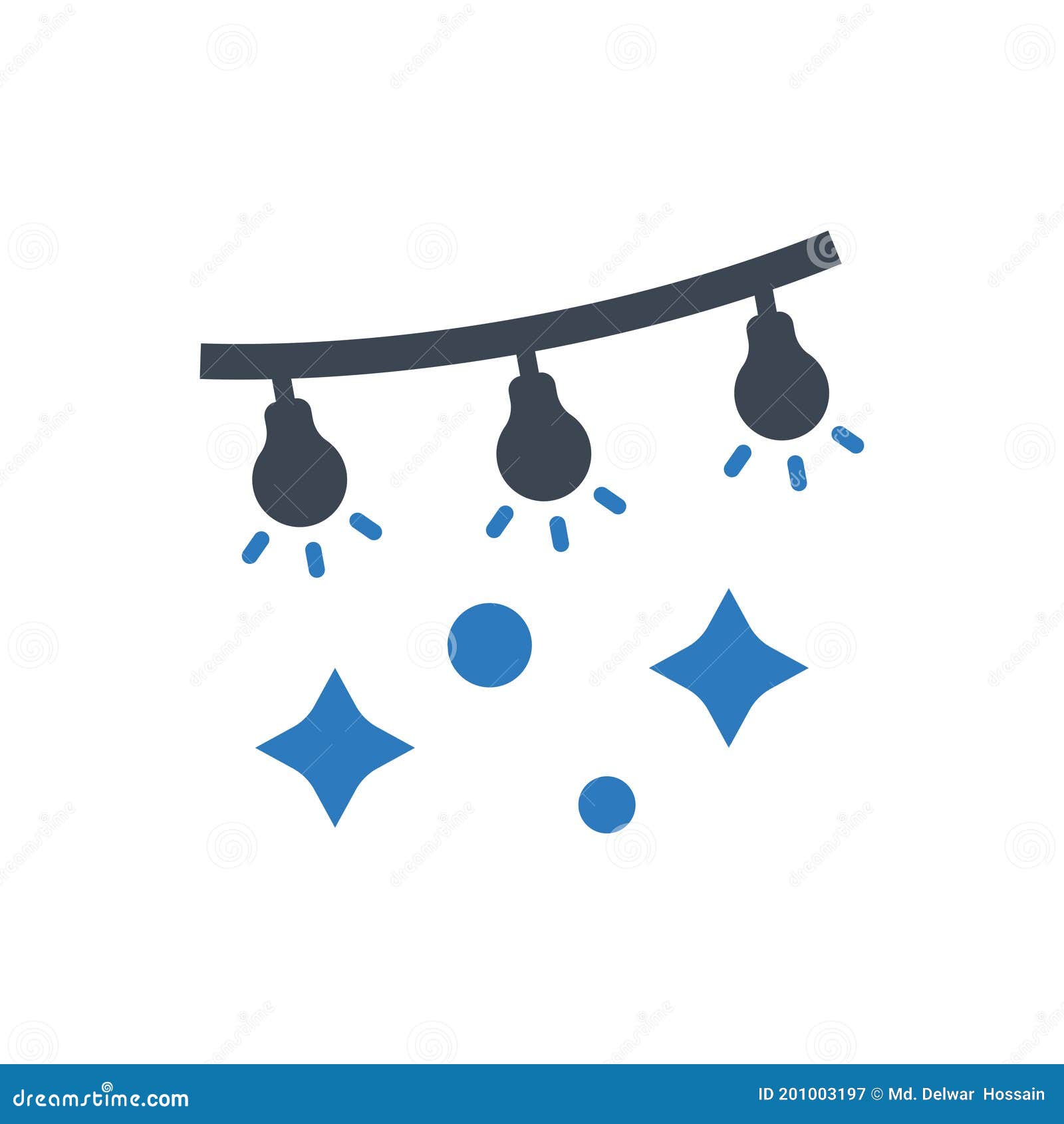 Party Decoration Icon. Simple Vector Graphics Stock Vector ...