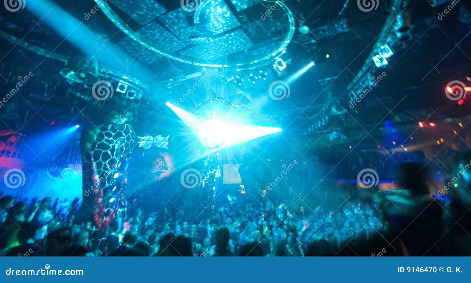 Party at Disco concert stock photo. Image of club, blue - 9146470
