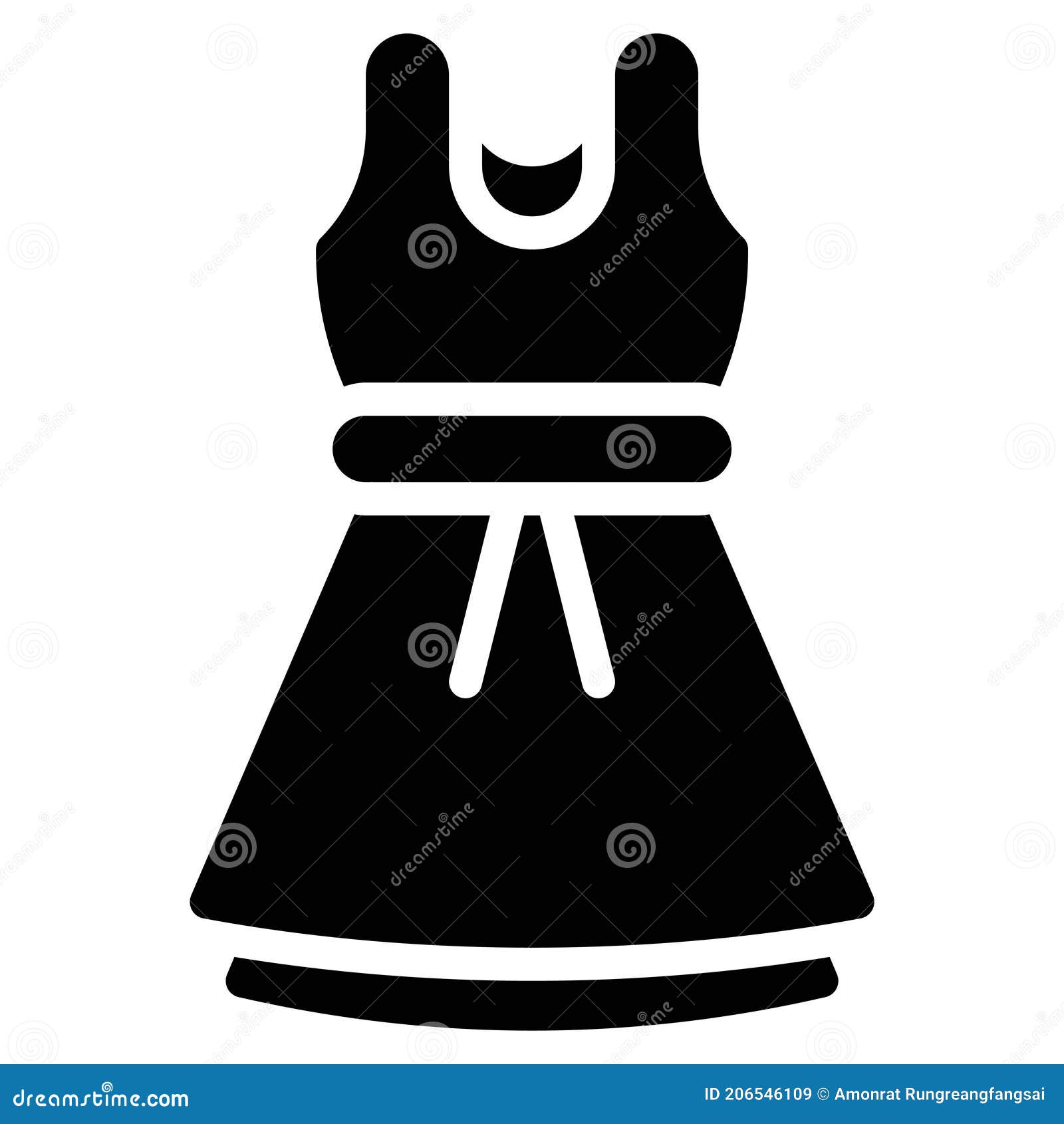 Party Dress Icon, Birthday Party Related Vector Illustration Stock ...