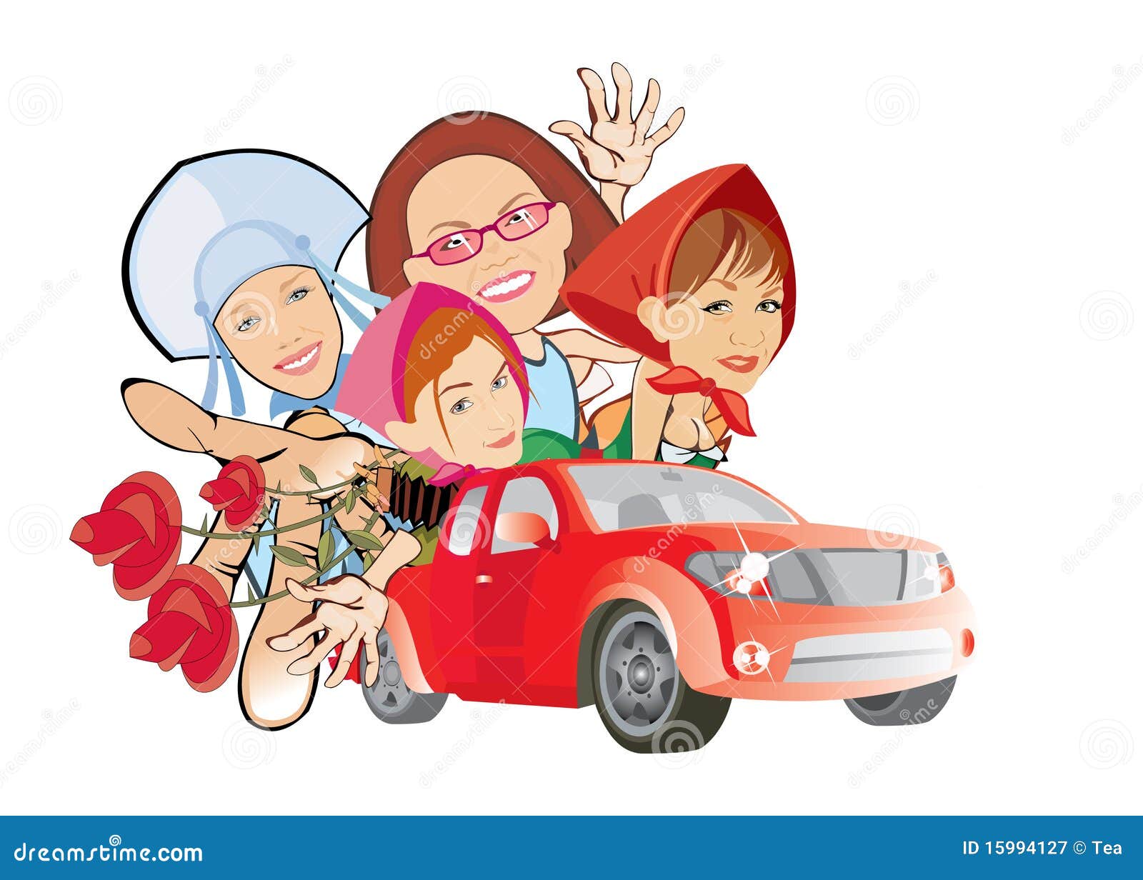 Party drive stock vector. Illustration of hand, people - 15994127