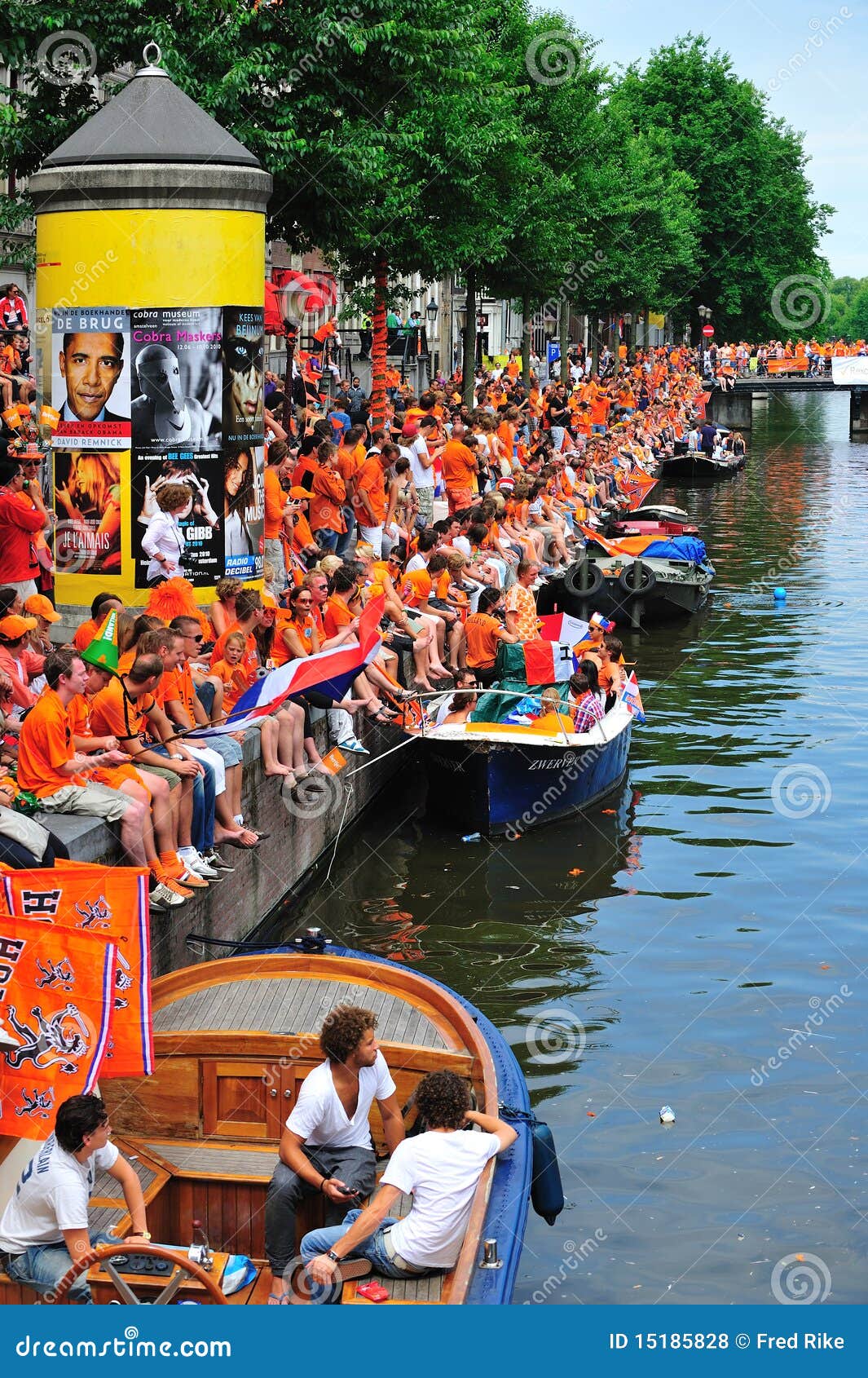 Party for Dutch Football Team Editorial Stock Photo - Image of holland ...