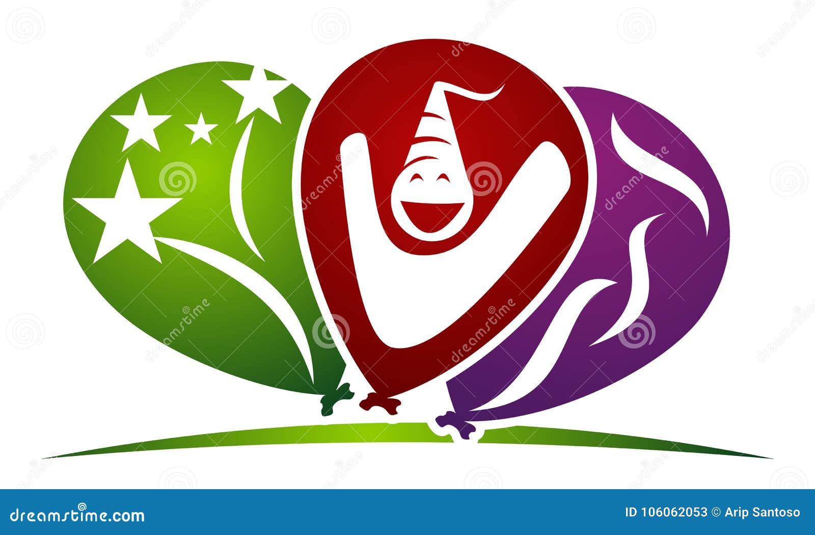 Party Event Service stock vector. Illustration of balloon - 106062053