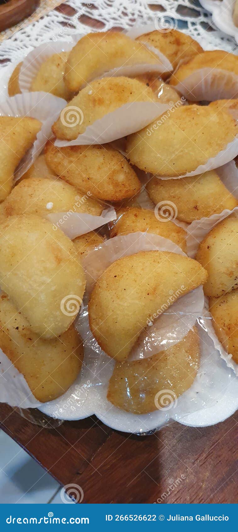 Party Finger Tips: Shimp Fry Stock Photo - Image of party, dessert ...