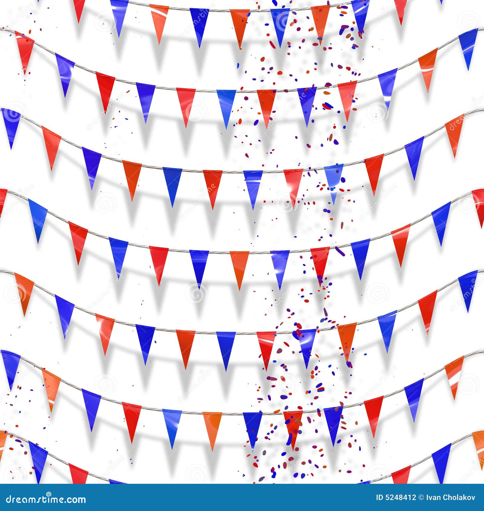 Party flags stock illustration. Illustration of party - 5248412