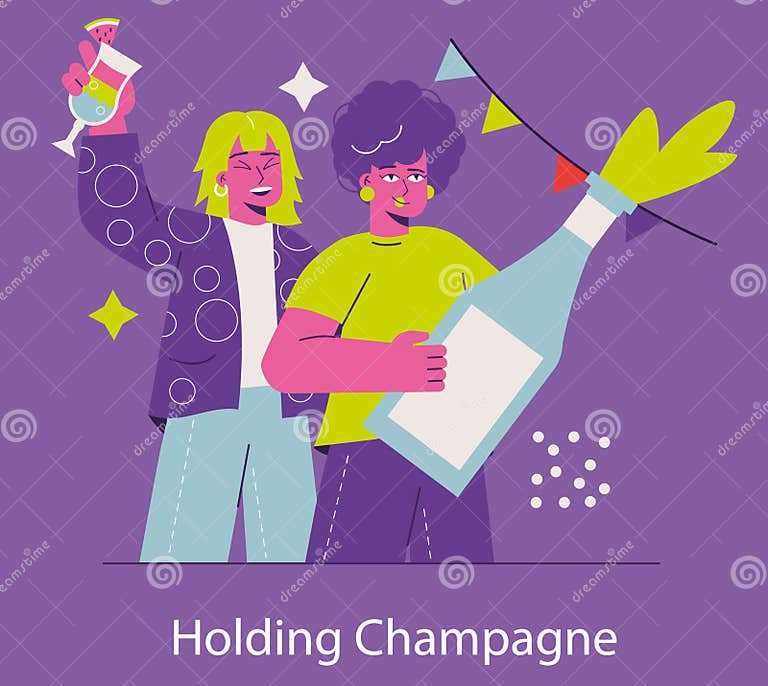 Party Flat Vector Illustration Stock Illustration Illustration Of