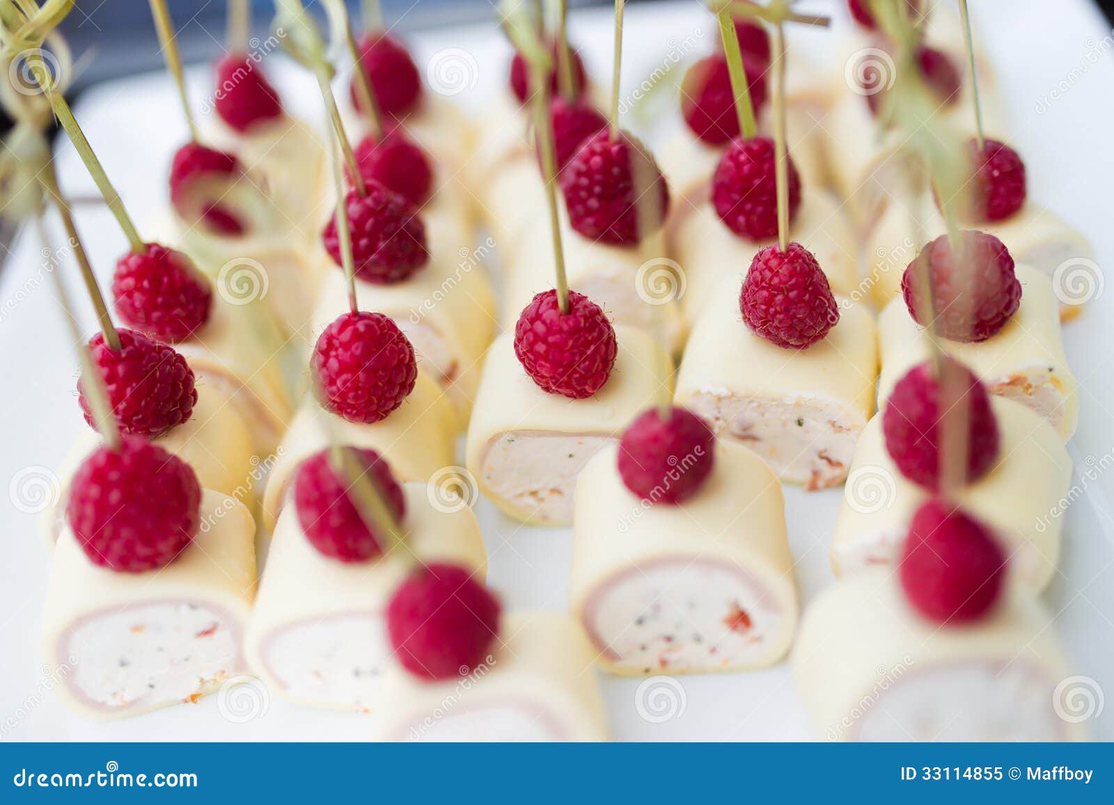 Party food snacks stock image. Image of luxury, fork - 33114855