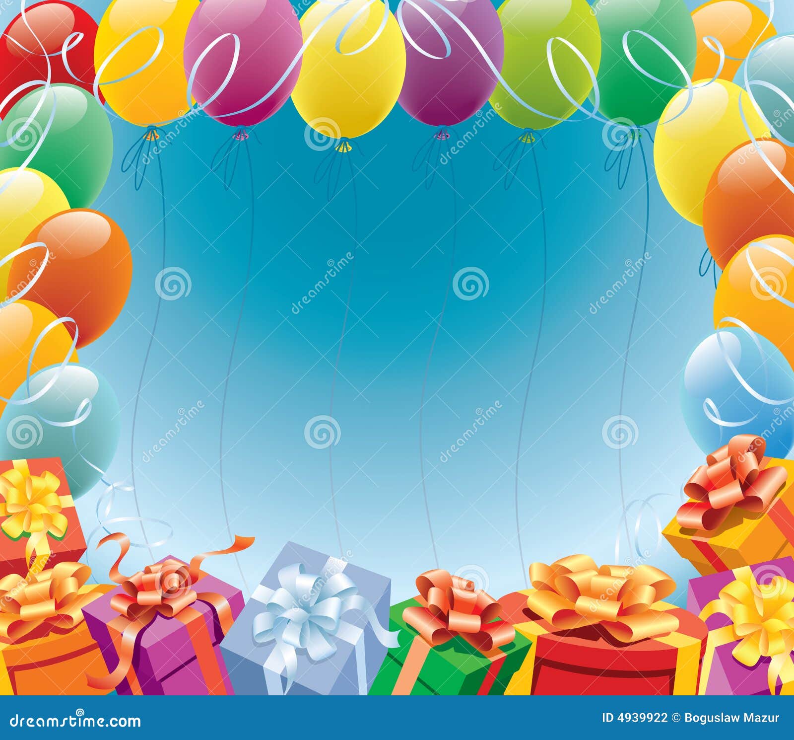 Party frame stock vector. Illustration of background, greeting - 4939922