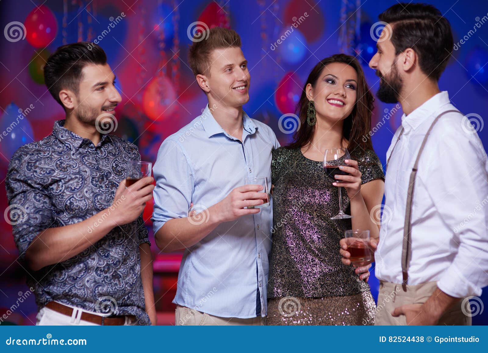 Party with friends stock photo. Image of communication - 82524438