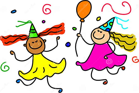 Party fun stock vector. Illustration of celebrations, toddlers - 1045975