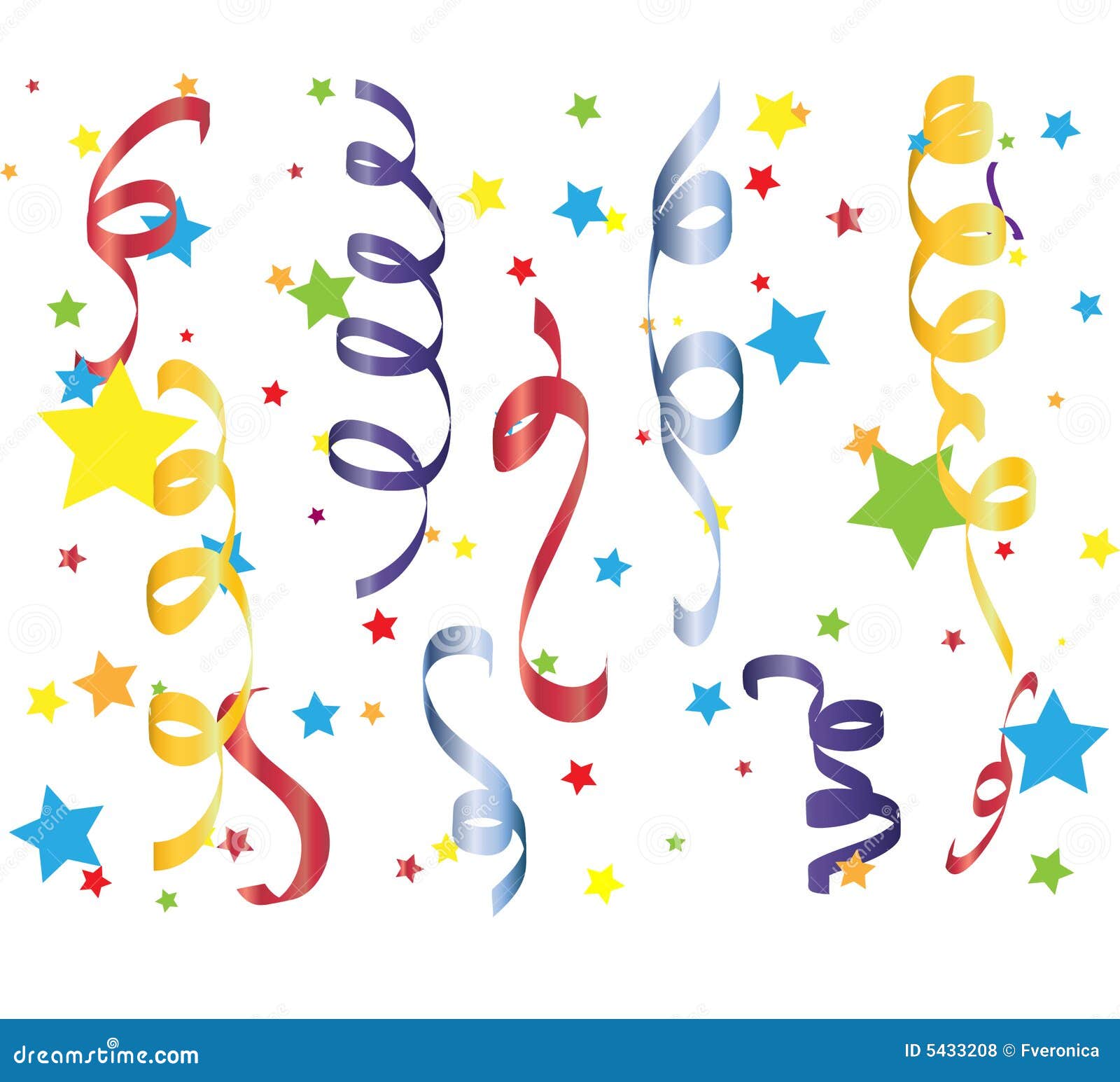 Party Ribbons Clipart