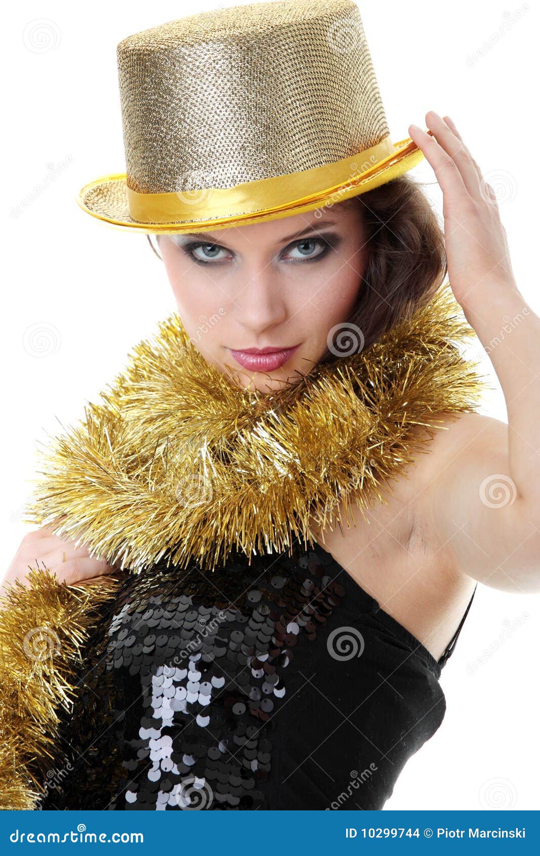 Party Girl stock photo. Image of decoration, costume - 10299744