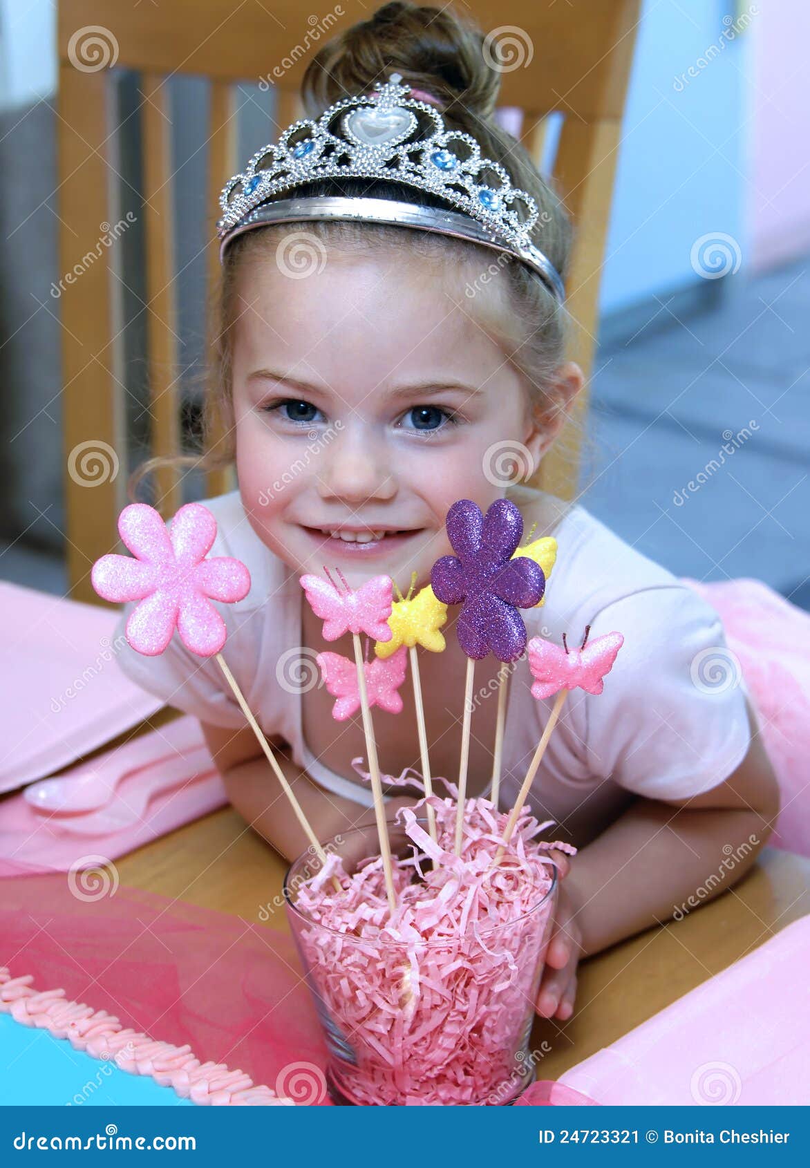 Party Girl stock image. Image of birthday, posing, house - 24723321