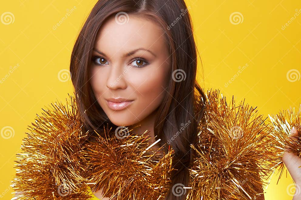 Party Girl stock photo. Image of enjoy, beautiful, golden - 3814260