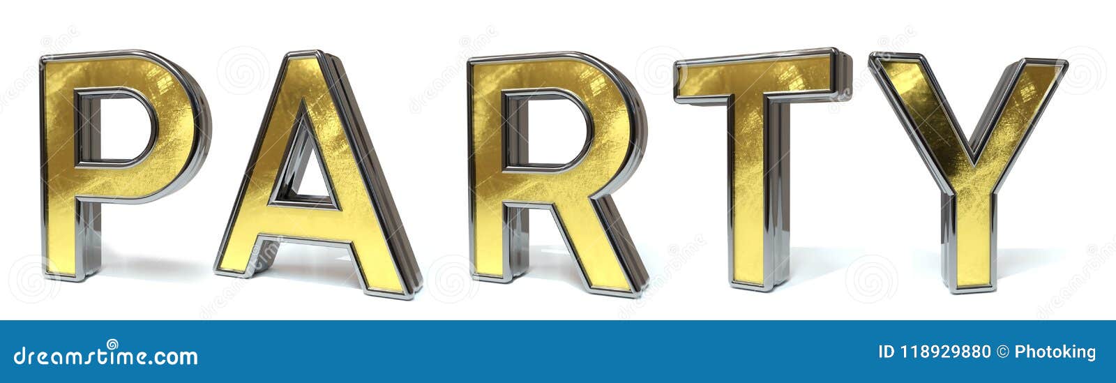 Party golden text stock illustration. Illustration of gold - 118929880
