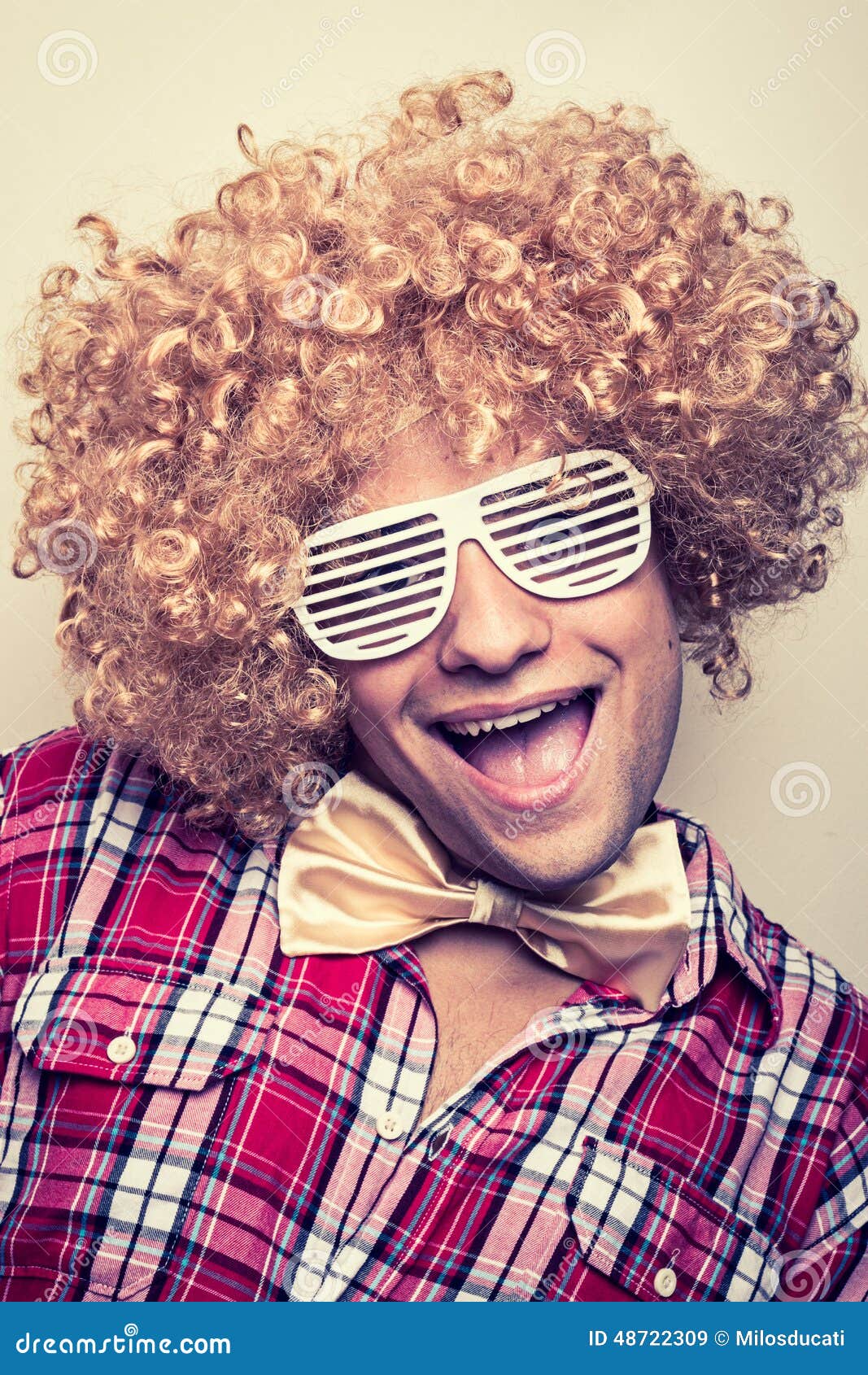 Party guy stock image. Image of fashion, handsome, cross - 48722309